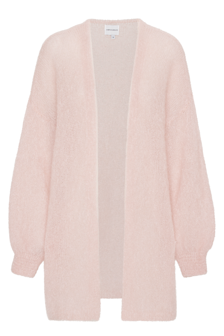 Milana LS Mohair Knit Light Pink | Americandreams